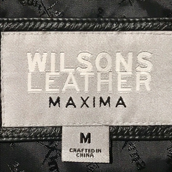 Wilsons Leather | Jackets & Coats | Nwt Wilsons Leather Maxima Black ...